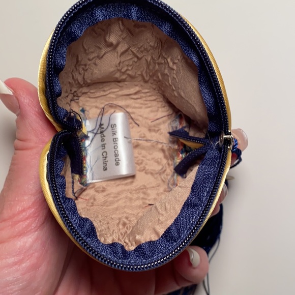 Bags | Silk Brocade Coin Purse | Poshmark